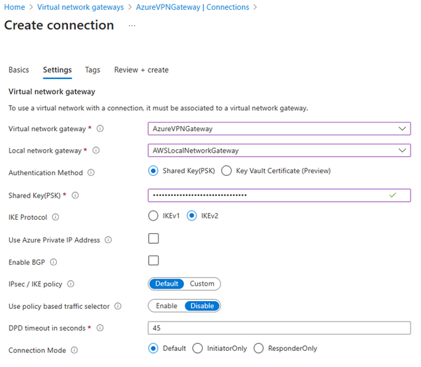How to easily set up a VPN between Azure and AWS using managed services ...