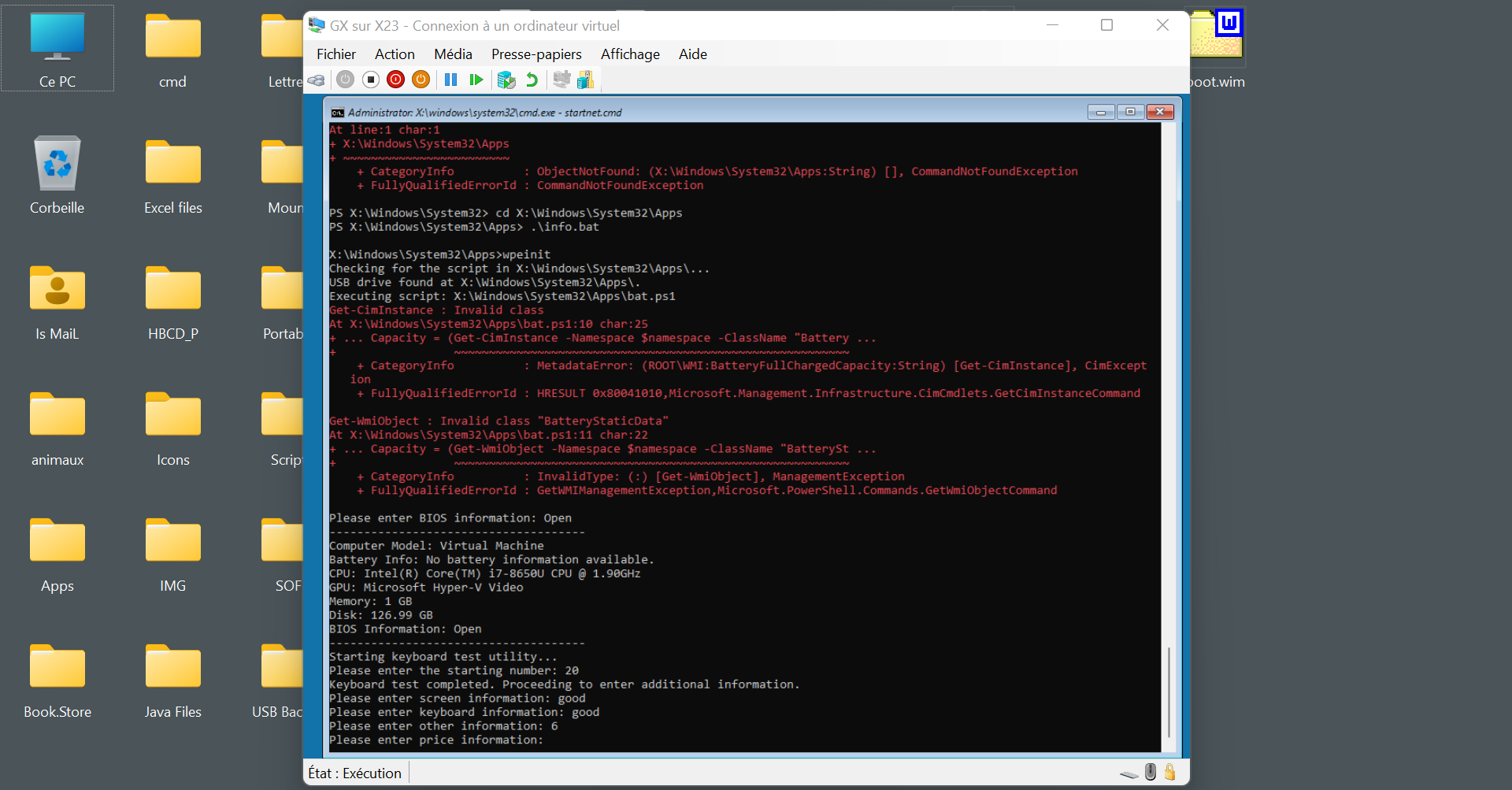 Need to export laptop specs to my usb | Microsoft Community Hub