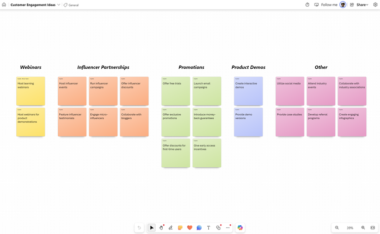 Kickstarting Creative Brainstorms with Copilot in Whiteboard ...
