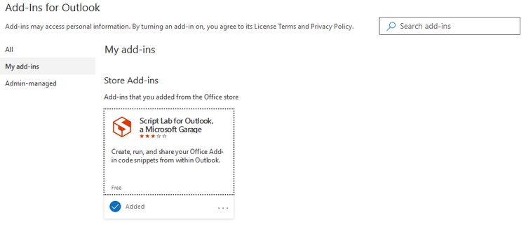 Web Add-ins missing in OWA | Microsoft Community Hub