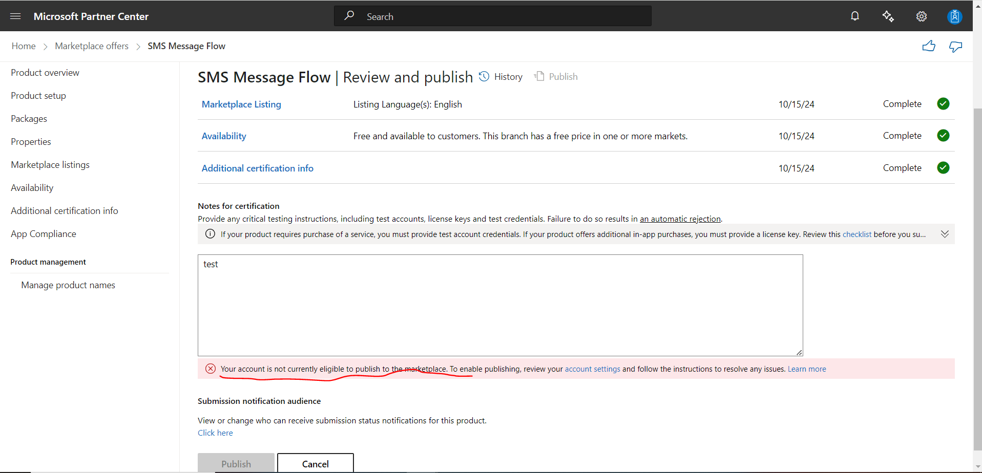 Publishing Custom Teams App to Microsoft Store failed | Microsoft Community Hub
