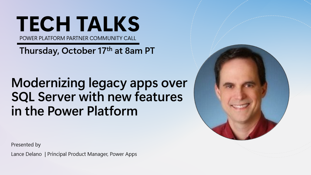 Tech Talks presents: Modernizing legacy apps over SQL Server with new ...