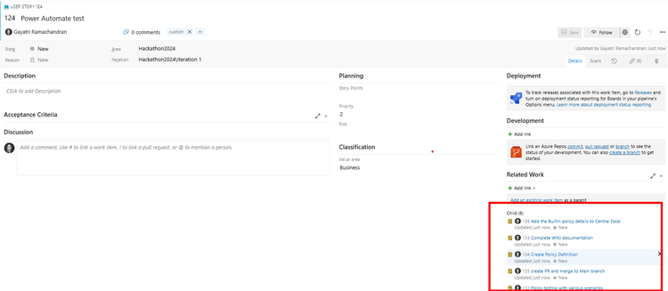 Automate creation of work items in ADO and Export/Import workflow ...