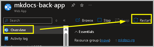 Deploy Mkdocs page on Azure Web App | Microsoft Community Hub