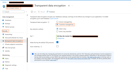 Cross Subscription Database Restore for SQL Managed Instance Database with TDE enabled using ADF ...