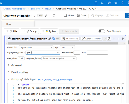 Operationalize Your Prompt Engineering Skills with Azure Prompt Flow ...