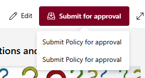 Submit policy for approval | Microsoft Community Hub