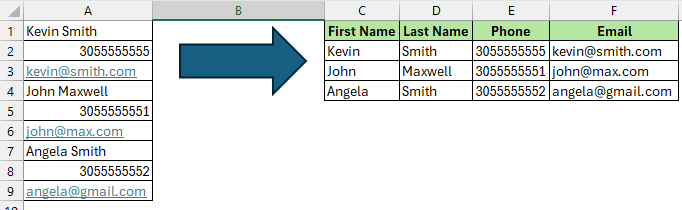 Data organized in Columns instead of Rows - Excel | Microsoft Community Hub