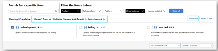 Using the Microsoft 365 Roadmap | Microsoft Community Hub