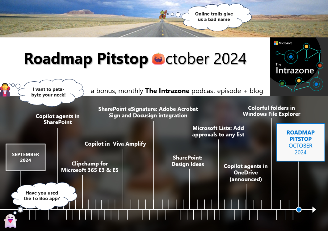 Microsoft SharePoint roadmap pitstop October 2024 Microsoft 365