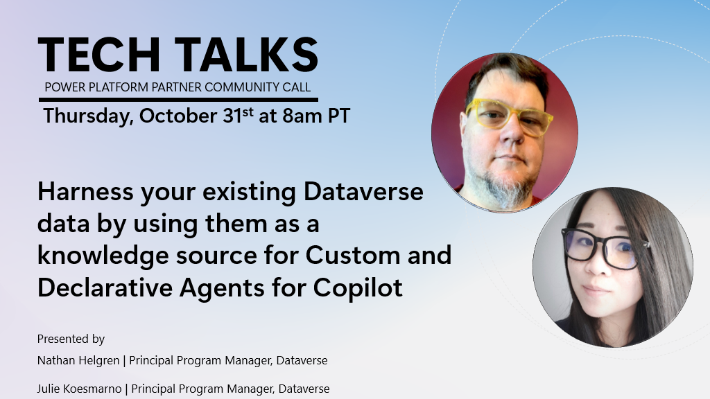 Tech Talks presents: Harnessing existing Dataverse data for Custom ...