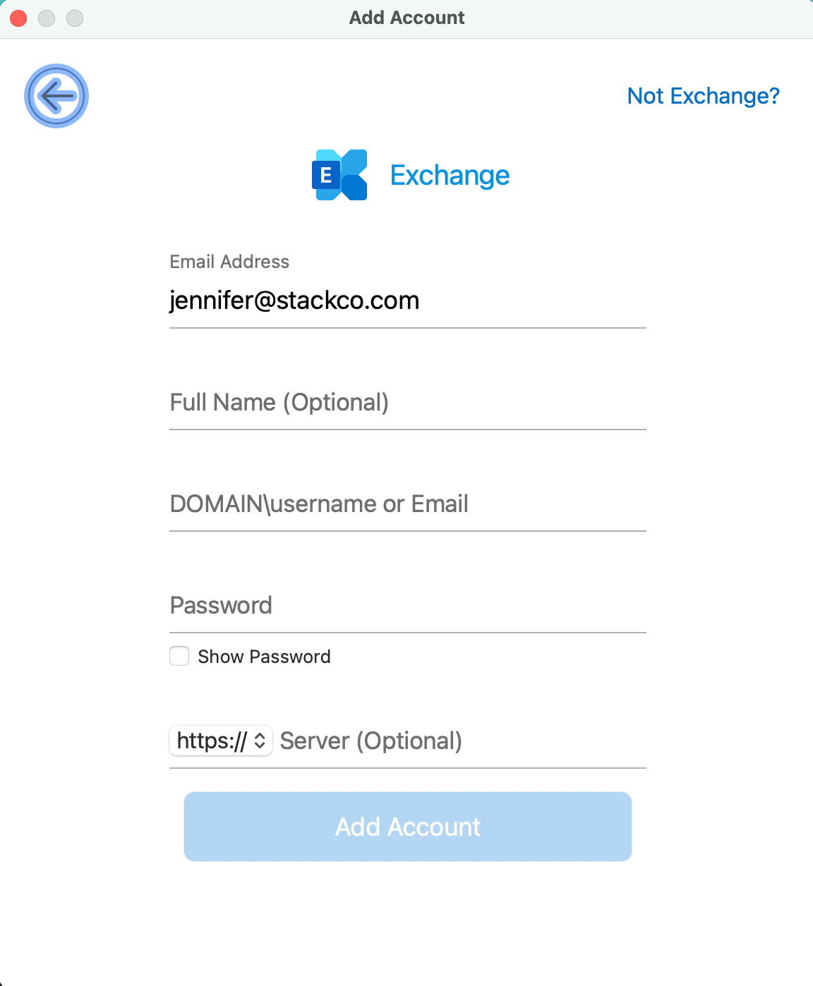 Adding Exchange Email to Outlook | Microsoft Community Hub