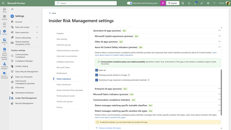 New Purview Communication Compliance features for Copilot and Insider ...
