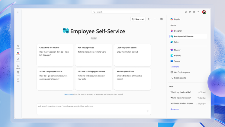 Introducing the Employee Self-Service Agent in Microsoft 365 Copilot ...