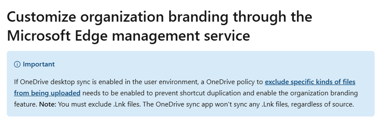 Edge Branding and OneDrive Client Sync App Support | Microsoft ...