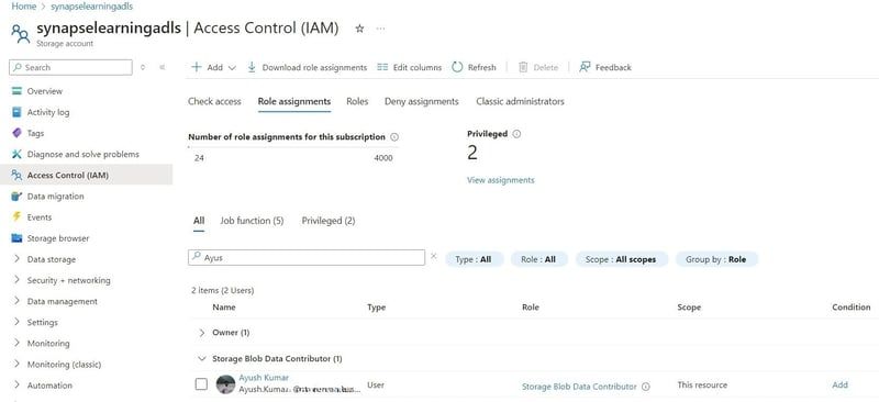 Ways to control who can access data in Azure Synapse DW | Microsoft ...