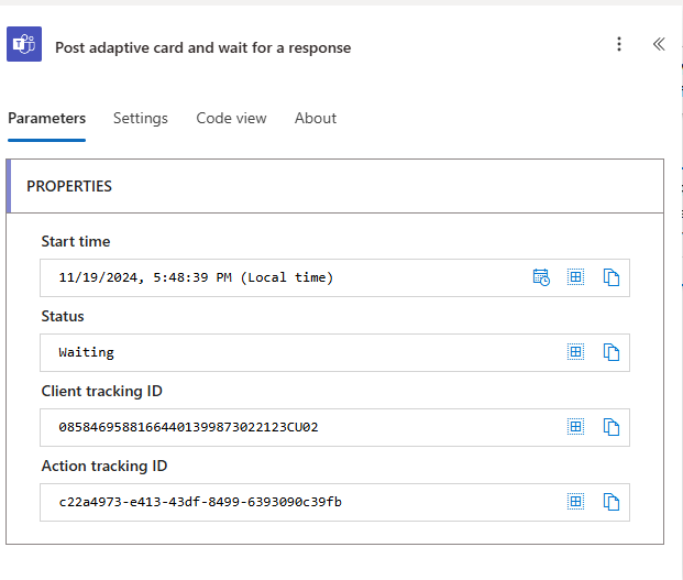 What if post adaptive card and wait for a response timeout | Microsoft Community Hub