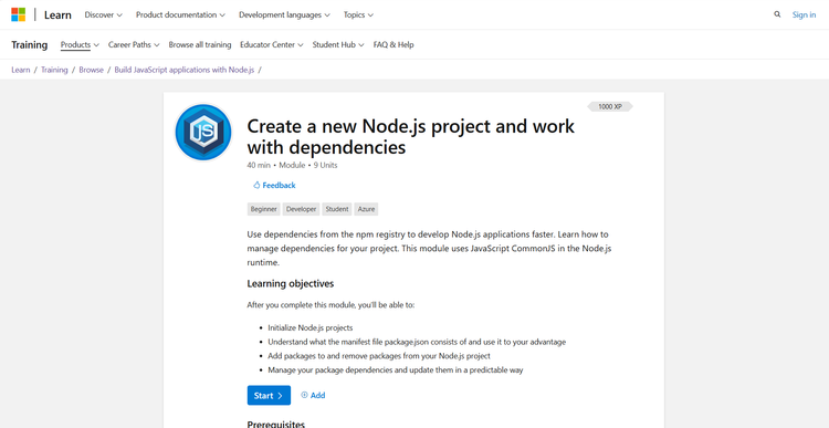 Free Node.js Course from Microsoft Every Developer Needs to Know ...