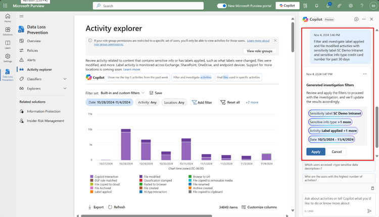 Unleashing the power of Microsoft Purview with Security Copilot ...