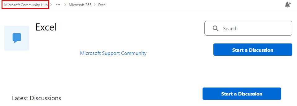 Weird forum header | Microsoft Community Hub