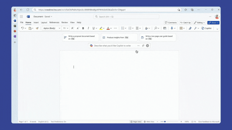 What’s new in Microsoft 365 Copilot in Word at Ignite 2024 | Microsoft ...