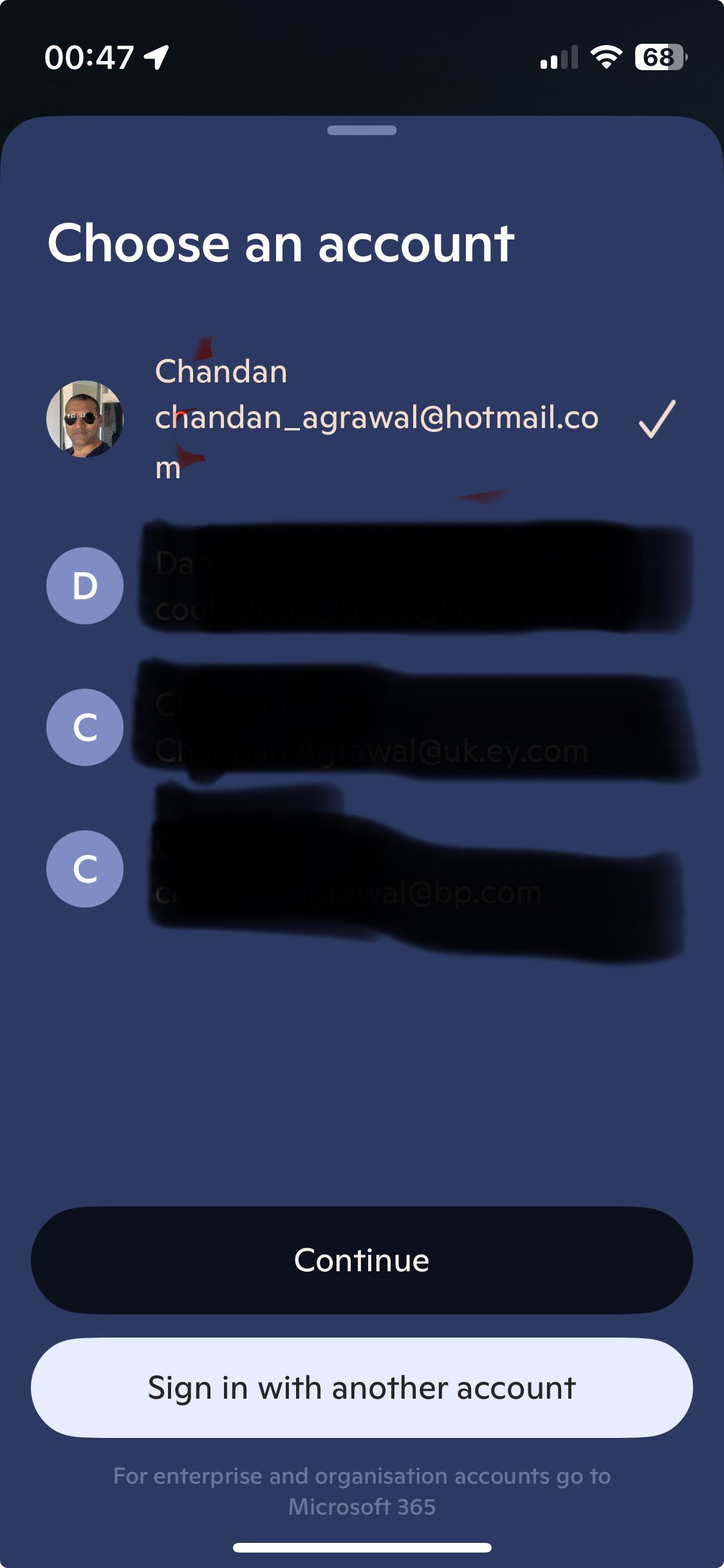 CoPilot Microsoft Account login shows unknown account | Microsoft Community Hub
