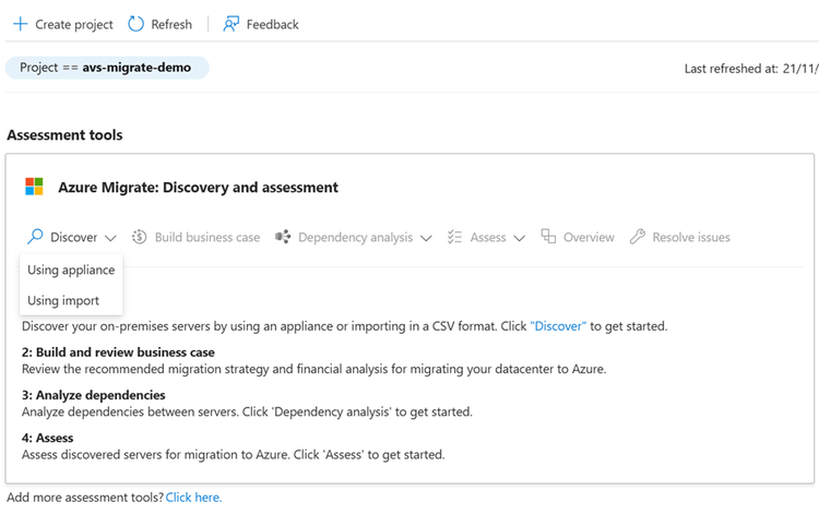 Azure VMWare (AVS) Cost Optimization Using Azure Migrate Tool ...