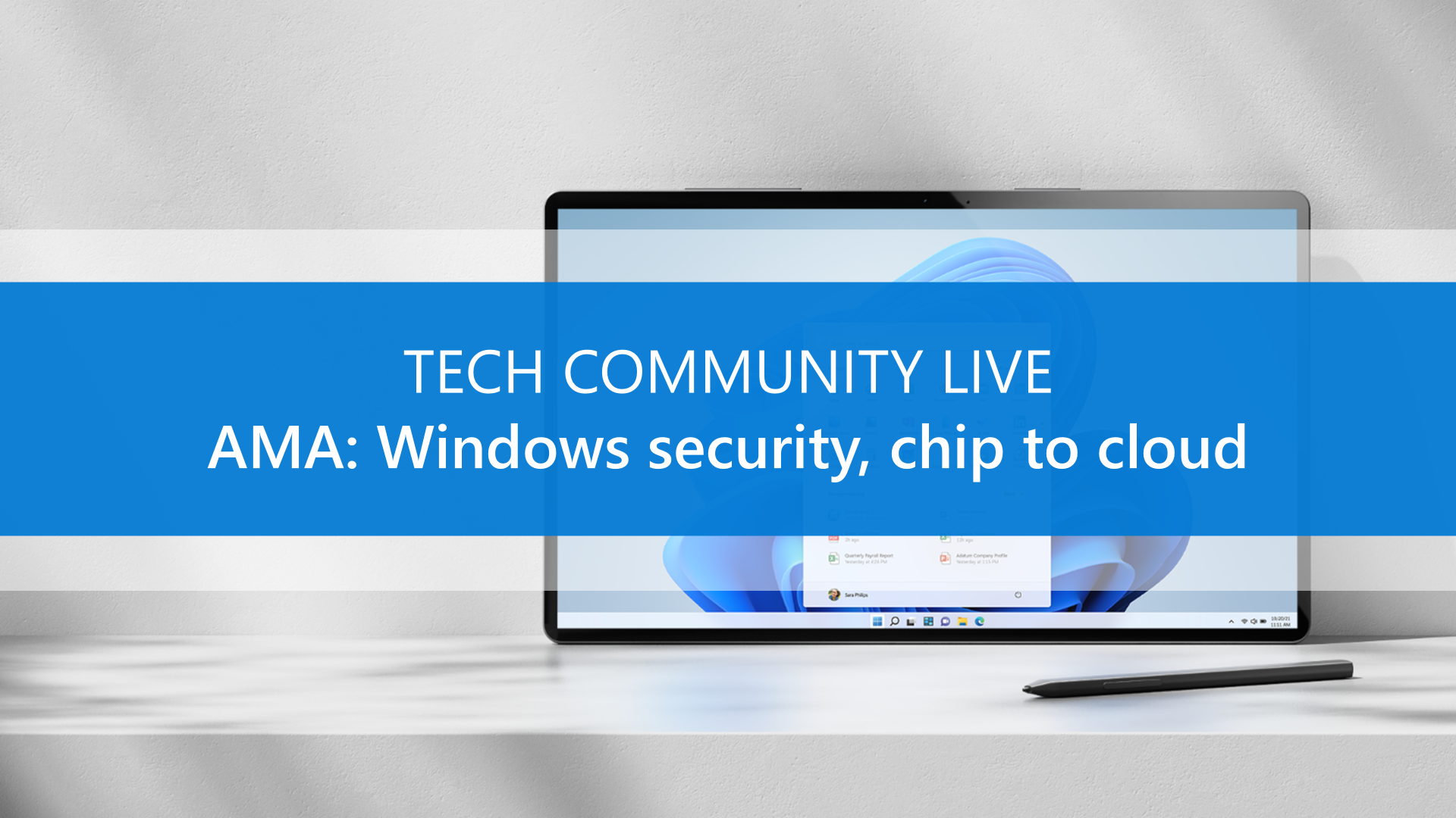 AMA: Windows security, chip to cloud - December 11, 2024 - Microsoft Event