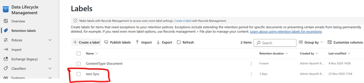 How do I apply retention label to a folder in a SharePoint library ...
