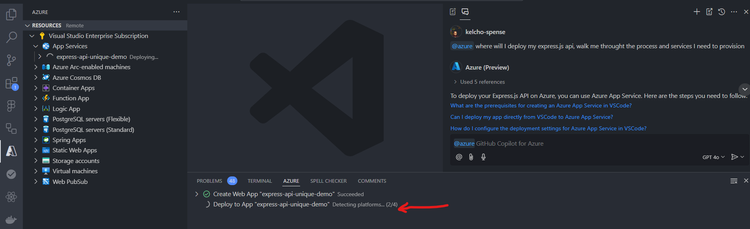 Deploying an Express.js API to Azure Using GitHub Copilot for Azure: A Step-by-Step Guide ...