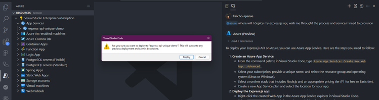 Deploying an Express.js API to Azure Using GitHub Copilot for Azure: A Step-by-Step Guide ...