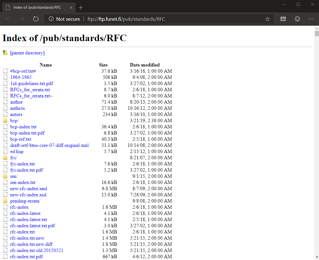 Suggestion: Dark mode for ftp:// (& file://) protocol pages | Microsoft Community Hub