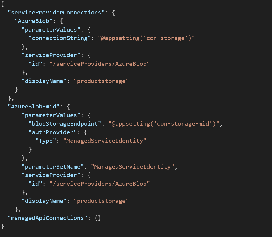 How to manage Managed Identity Connections in Logic App Standard for Local Development ...