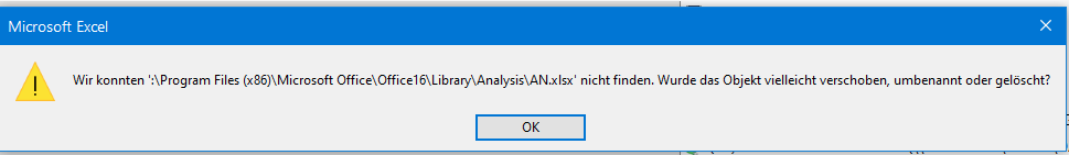 Security Update causes Excel error message | Microsoft Community Hub