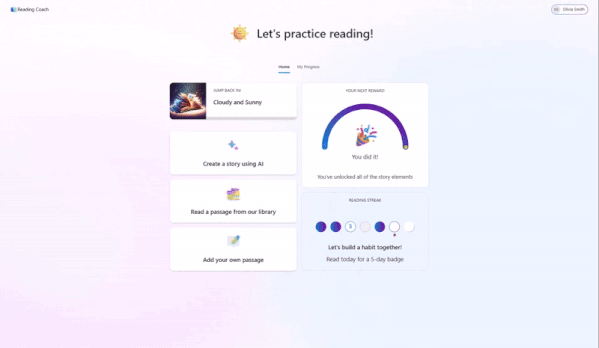 Reading Coach enhancements to improve learner literacy skills