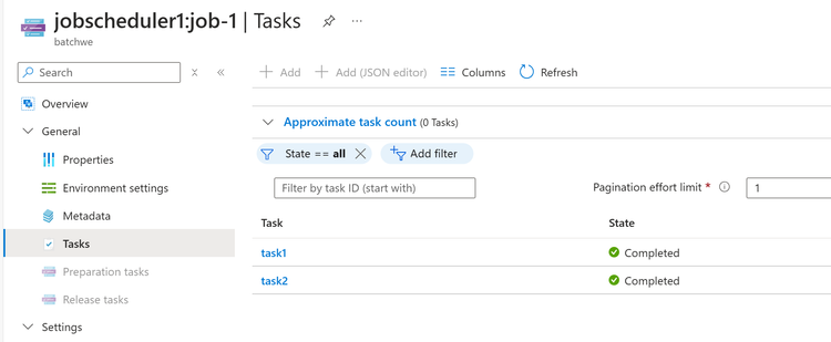 How to create multiple tasks under a job in Job Scheduler | Microsoft ...
