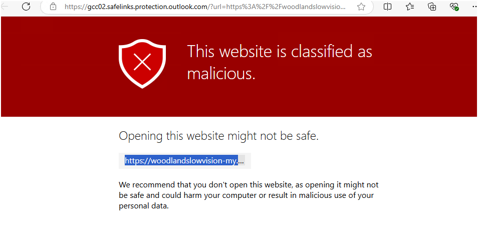 Defender false positive on SharePoint links | Microsoft Community Hub