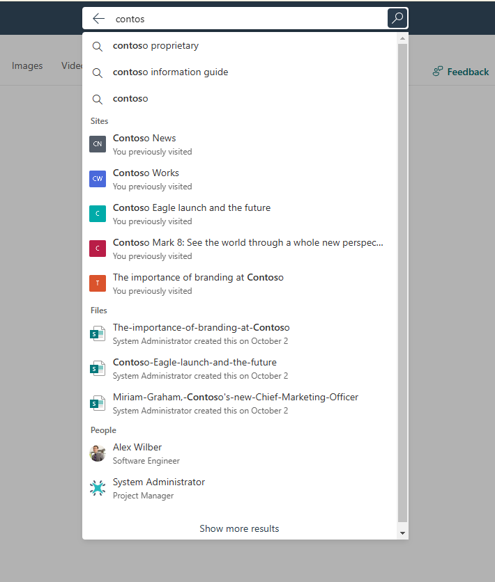 Microsoft Graph API for search suggestion | Microsoft Community Hub