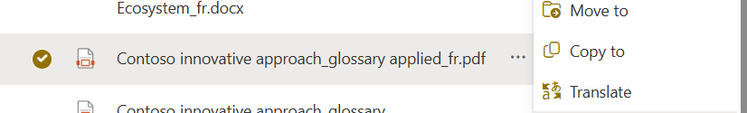 Multiple language support and custom glossary for document translation are now generally ...