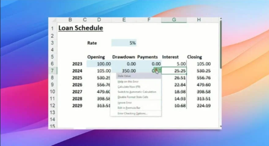 Stale value formatting now available in Excel for Windows 11 ...