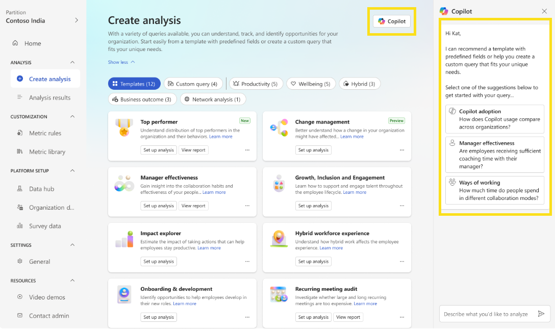 Microsoft 365 Copilot now available to Viva Insights analysts ...