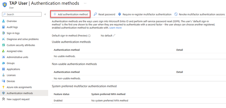Step By Step Guide How To Use Temporary Access Pass Tap With