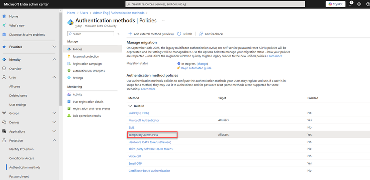 Step By Step Guide How To Use Temporary Access Pass Tap With
