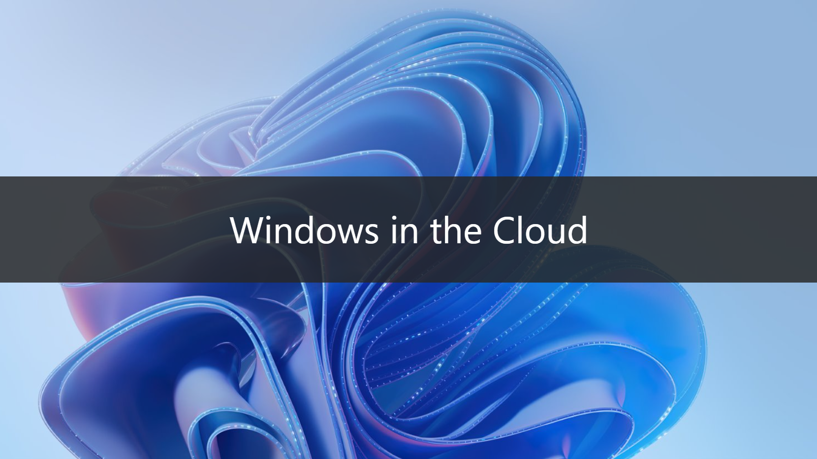 Like local, in the cloud: The future of Cloud PC experiences - Windows ...