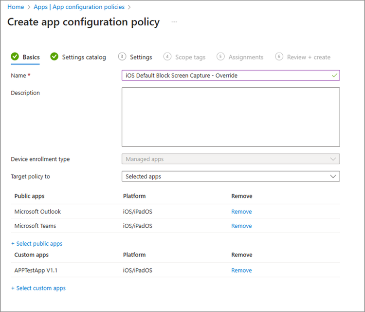 New block screen capture for iOS/iPadOS MAM protected apps | Microsoft ...
