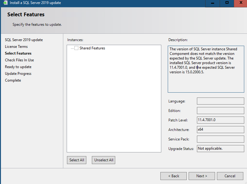 Entra ID Connect Sync - Issue Updating the SQL 2019 Local DB ...