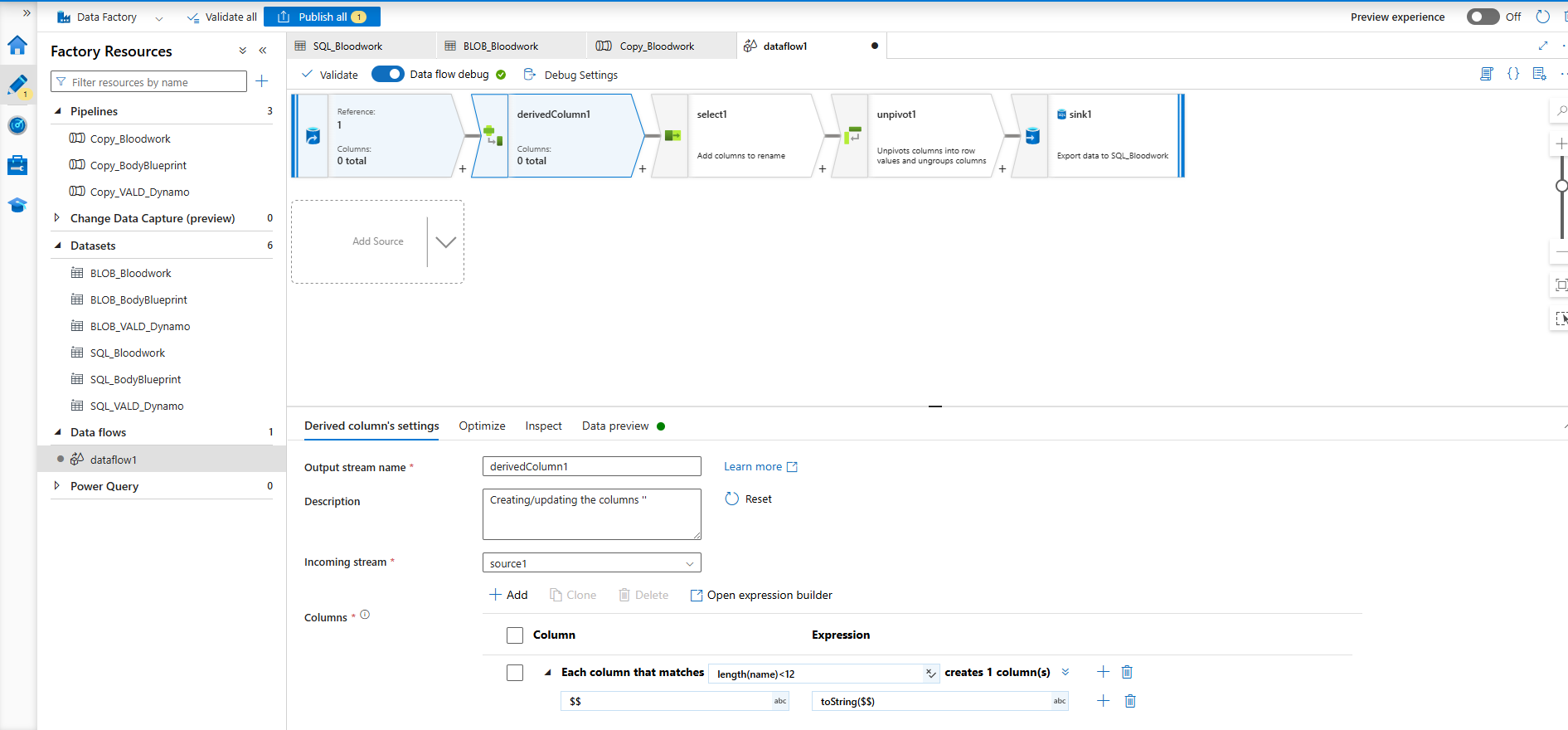 How do I unpivot with schema drift enabled? | Microsoft Community Hub