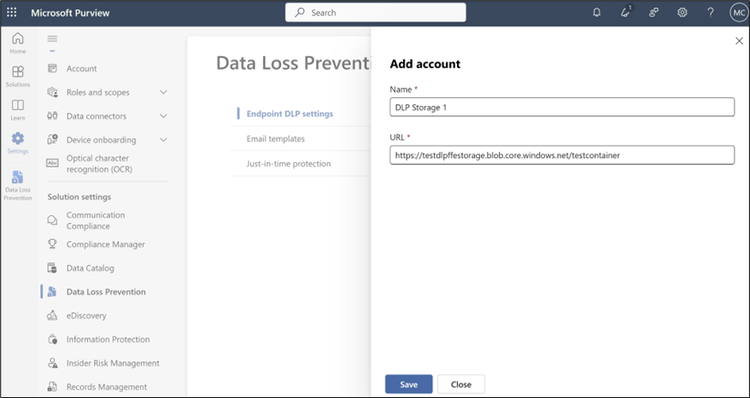 Set Up Endpoint DLP Evidence Collection on your Azure Blob Storage ...