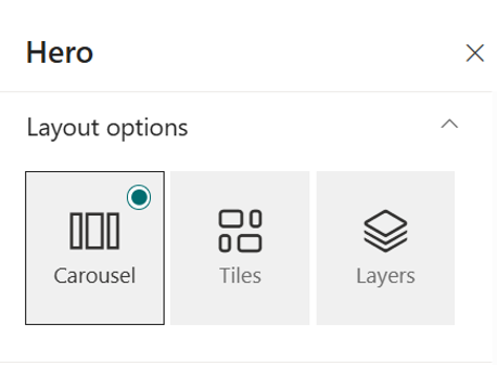 Re-imagined Hero with the New Carousel Layout for SharePoint ...