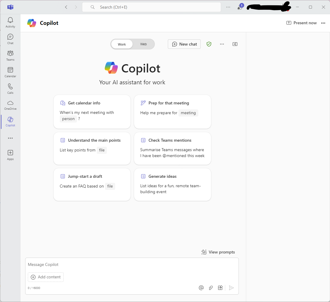 Copilot in Teams - loads then goes blank | Microsoft Community Hub